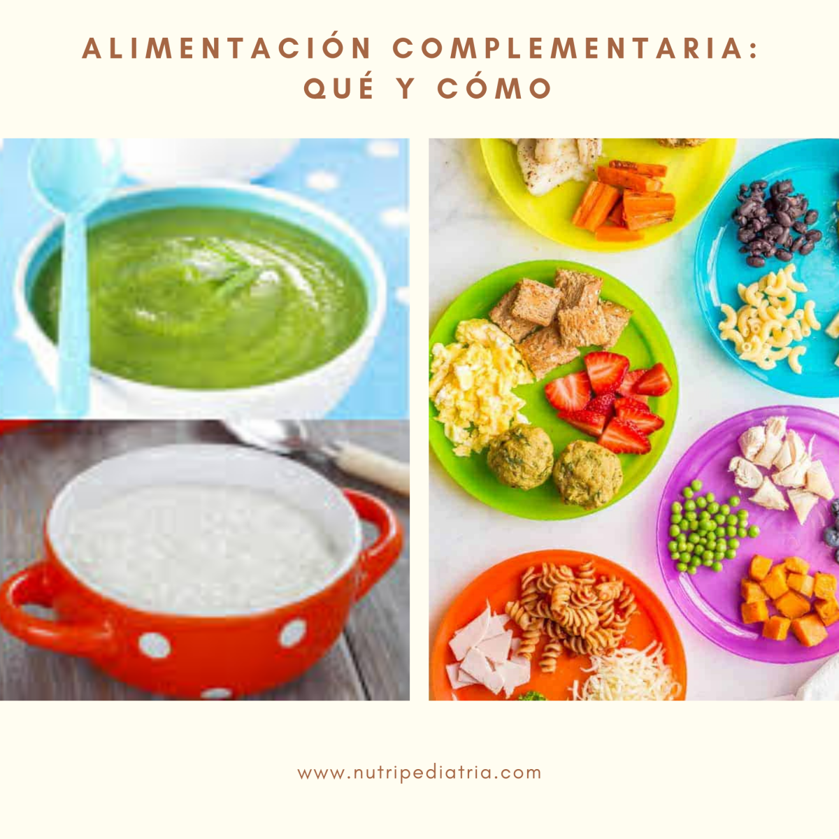 Alimentación Complementaria: primeros pasos – nutripediatria