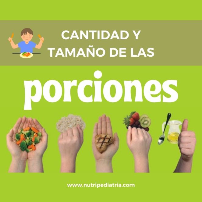 Raciones de alimentos – nutripediatria